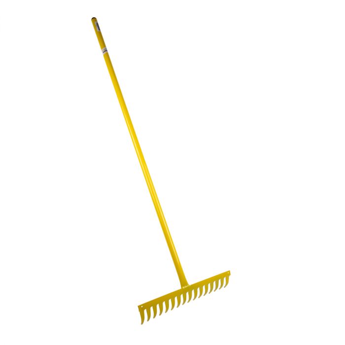 Steel Garden Rake 16T Yellow - 2 Pack - ORM Wholesale